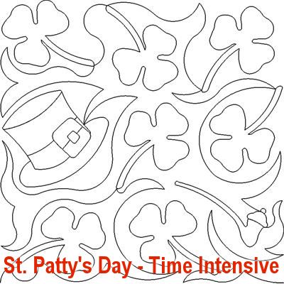 St. Patrick's Day Long Arm Designs